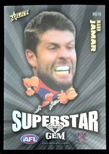 2011 AFL SELECT CHAMPIONS MARK JAMAR MELBOURNE DEMONS SUPERSTAR GEM CARD