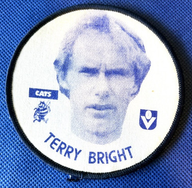 VFL CLOTH PATCH-BADGE TERRY BRIGHT GEELONG CATS