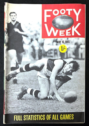 1965 MAY 15, EDITION FOOTY WEEK BOOKLET MAGAZINE