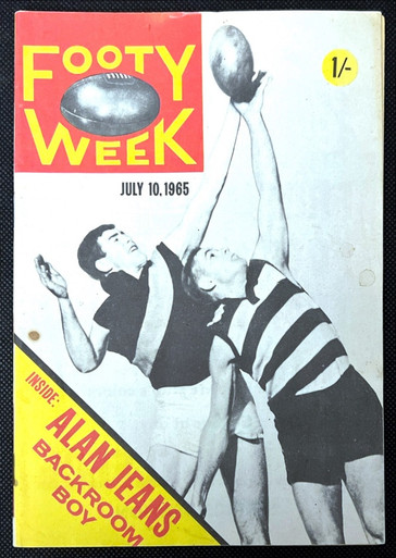 1965 JULY 10, EDITION FOOTY WEEK BOOKLET MAGAZINE
