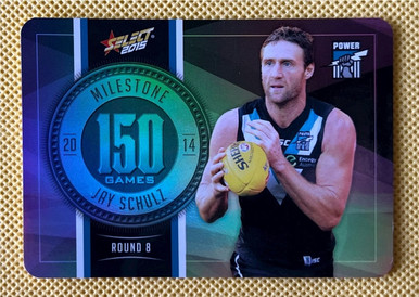 2015 AFL SELECT FOOTY STARS MG60 JAY SCHULZ PORT ADELAIDE POWER 150 ...