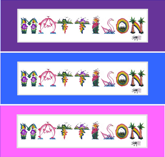 Unique Name Paintings Art