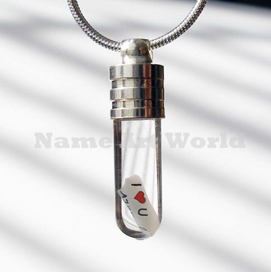 Name on Rice Necklace or Key Chain - Unique Art World - Handcraft and ...