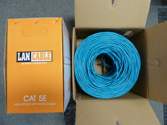 RJ45 CAT5E 1000 Feet Straight Through Cable Solid Copper - Look4Computer