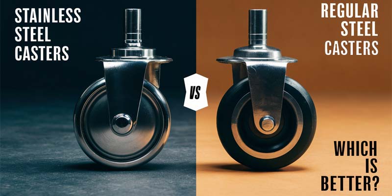 Comparing Stainless Steel Casters vs. Regular Steel Casters - Atlanta ...