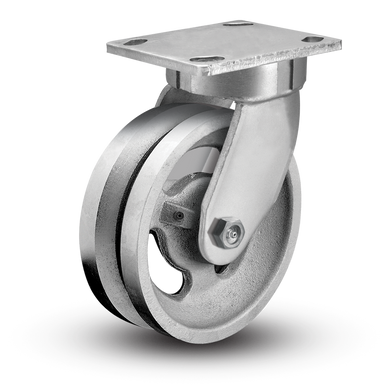 10" x 4" V-Groove Forged Hd Swivel Caster - Atlanta Caster & Equipment ...