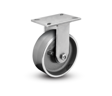 6" x 3" Forged Steel Rigid Caster - Atlanta Caster & Equipment, Inc.