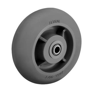 6" x 2" Thermoplastic Rubber - Round Tread Wheel - Atlanta Caster ...