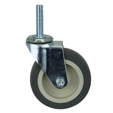 4" x 1" Hard Rubber Swivel Caster-2 - Atlanta Caster & Equipment, Inc.