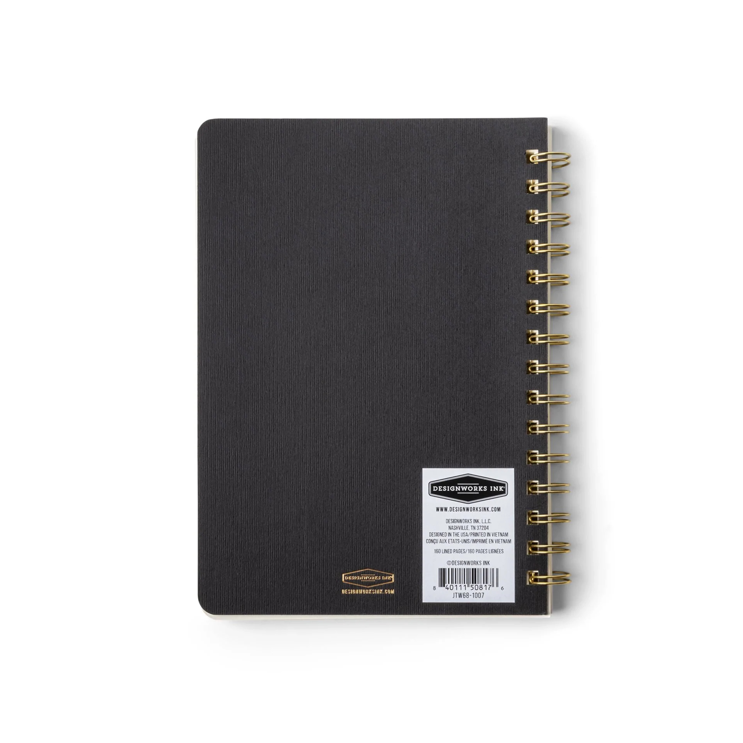 DesignWorks Ink spiral notebook - A5 LINED - FitzgeraldTaylor