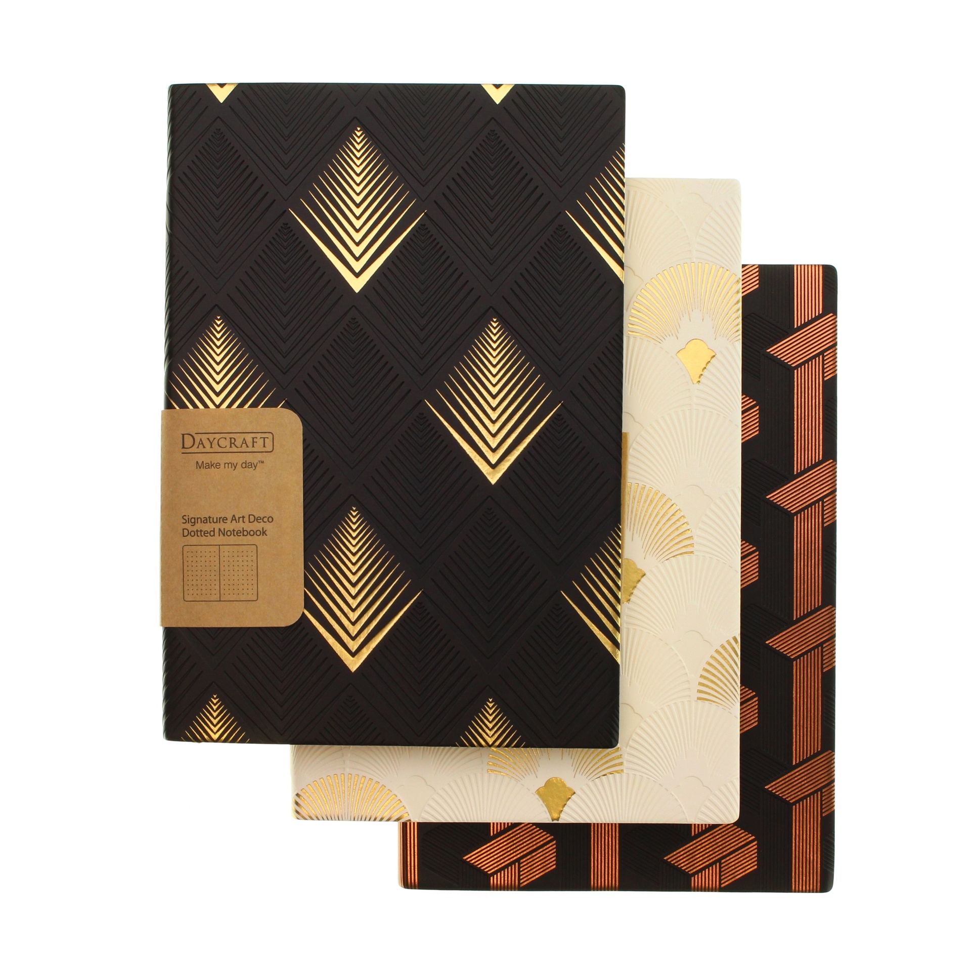 Daycraft ArtDeco notebook A5 DOTTED - FitzgeraldTaylor