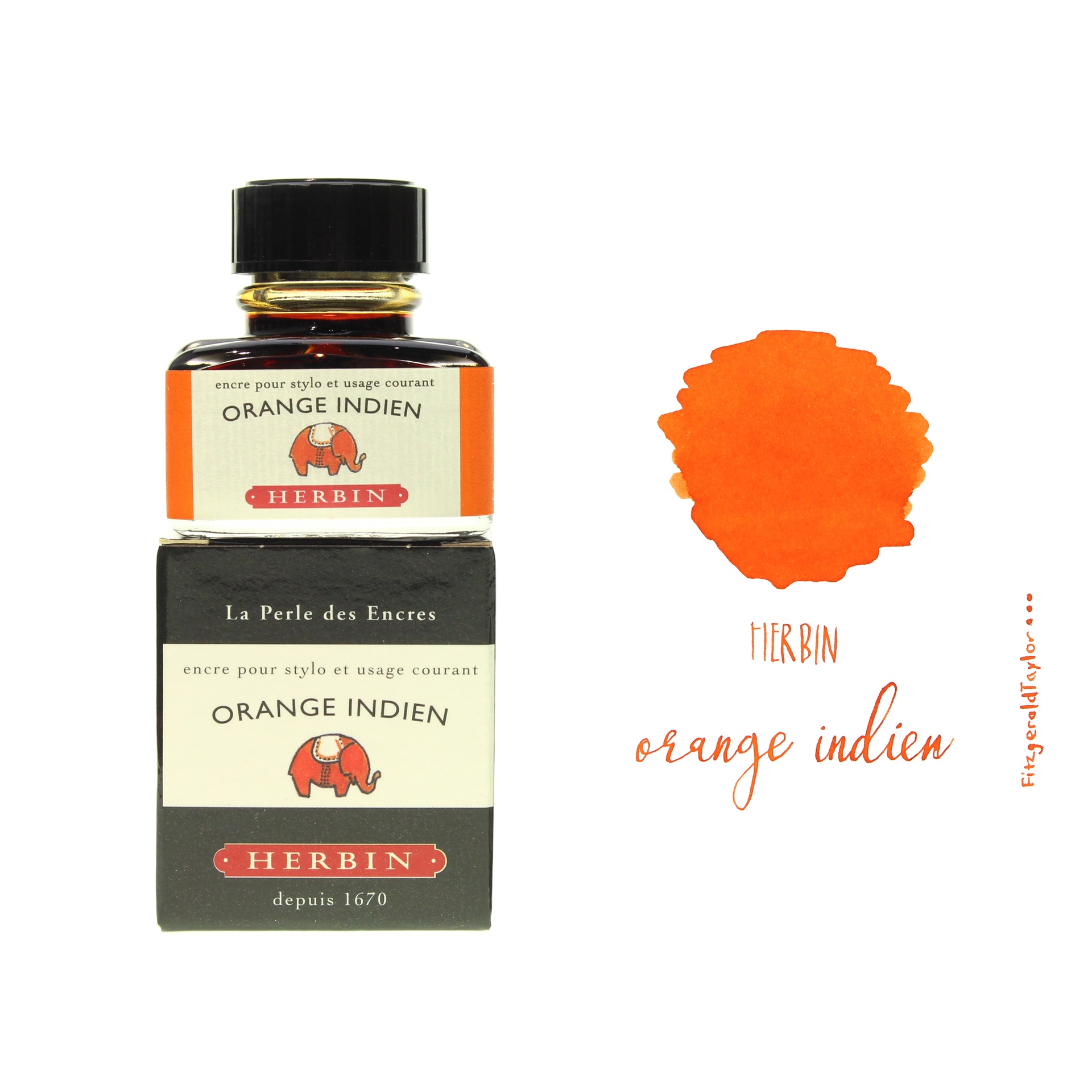 Herbin fountain pen ink - FitzgeraldTaylor