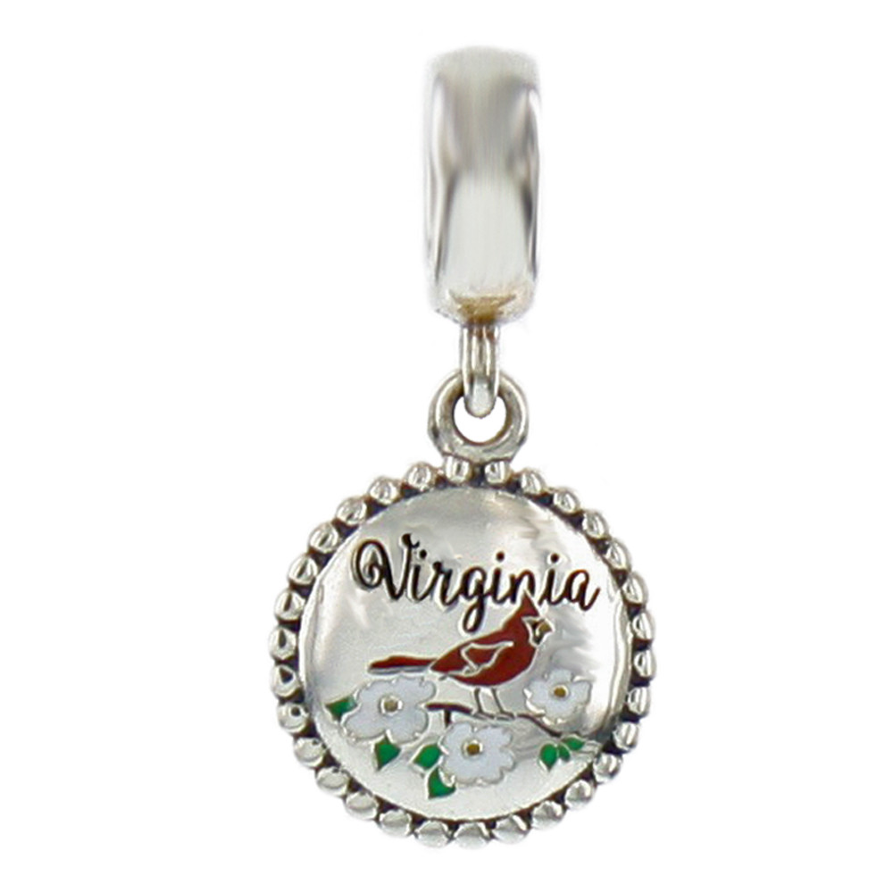 Virginia Cardinal Pandora Charm