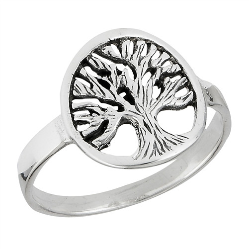 Sterling Silver Tree of Life Ring