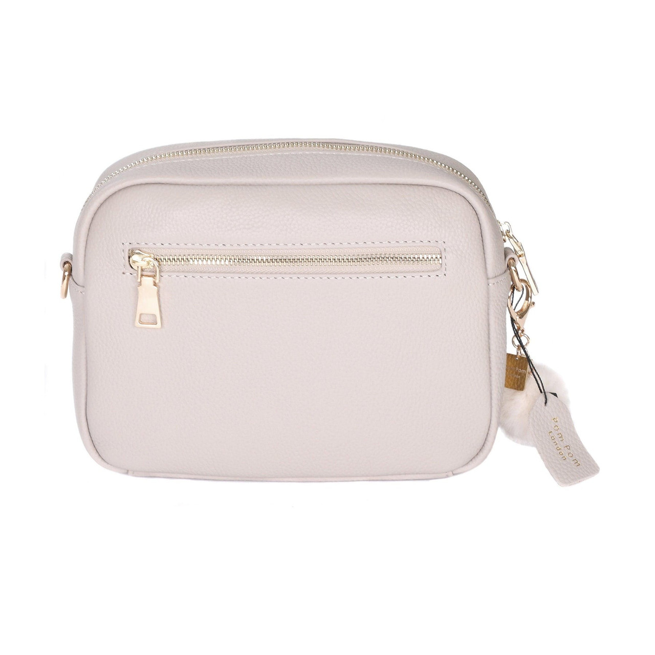 Pom Pom London Original Plus Bag in Stone