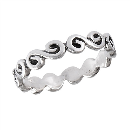 Swirl Band Ring