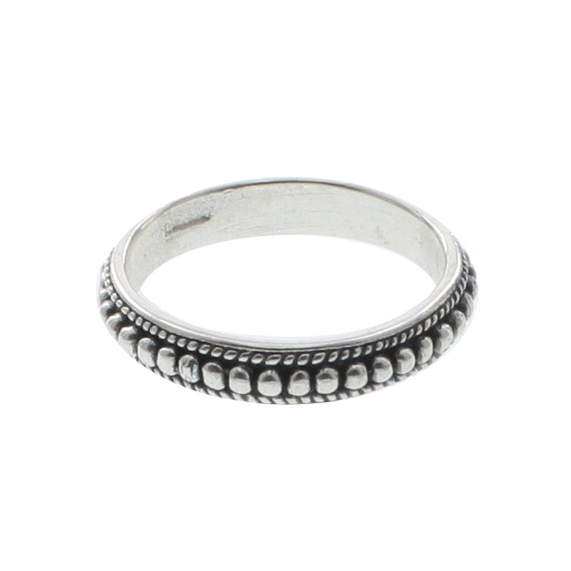 Sterling Silver Dot Band Ring