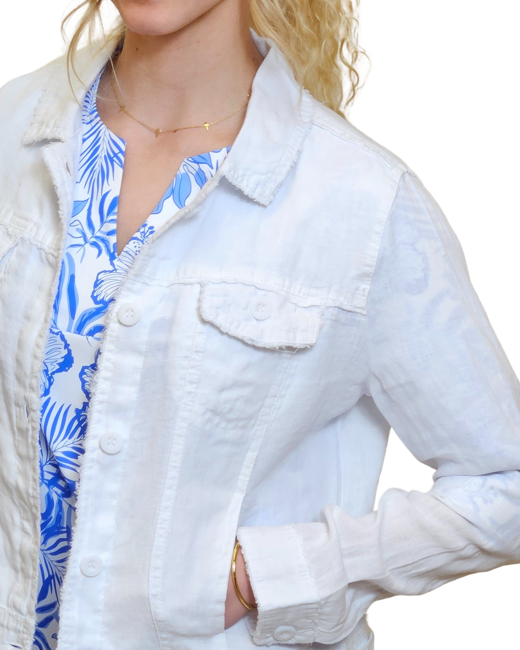 Lulu B Linen Jacket