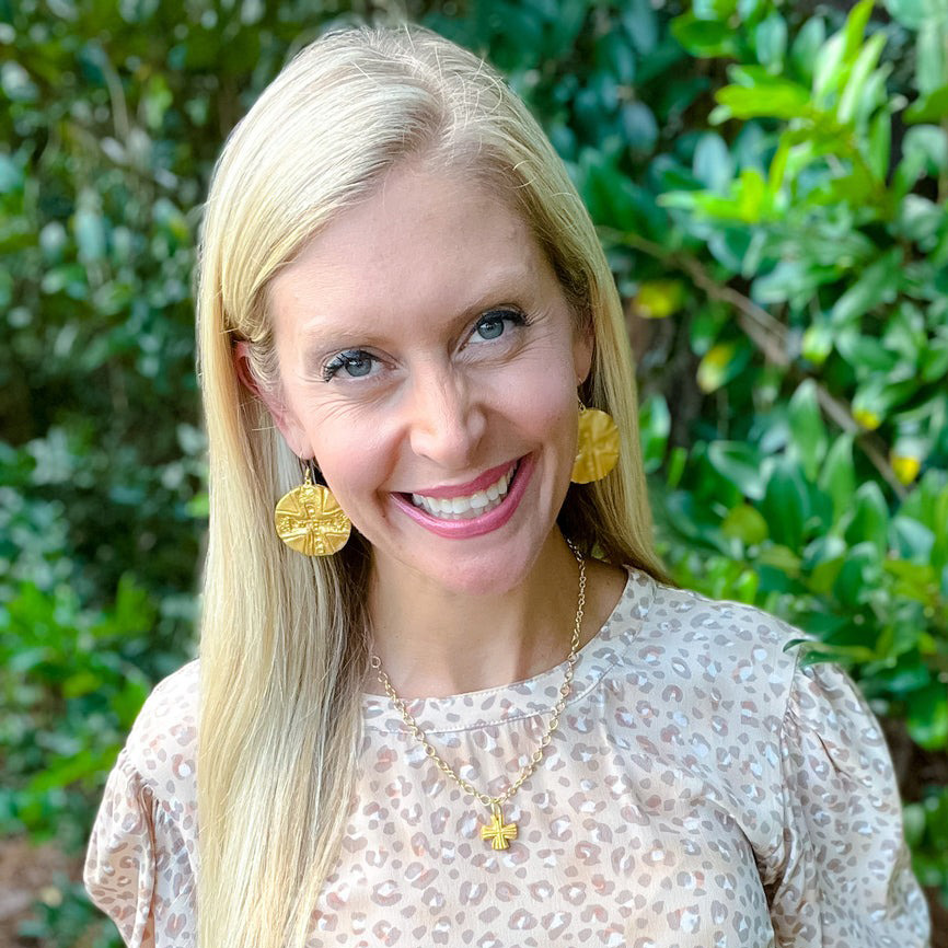 Hidden Truth Leah Cross Dangle Earrings
