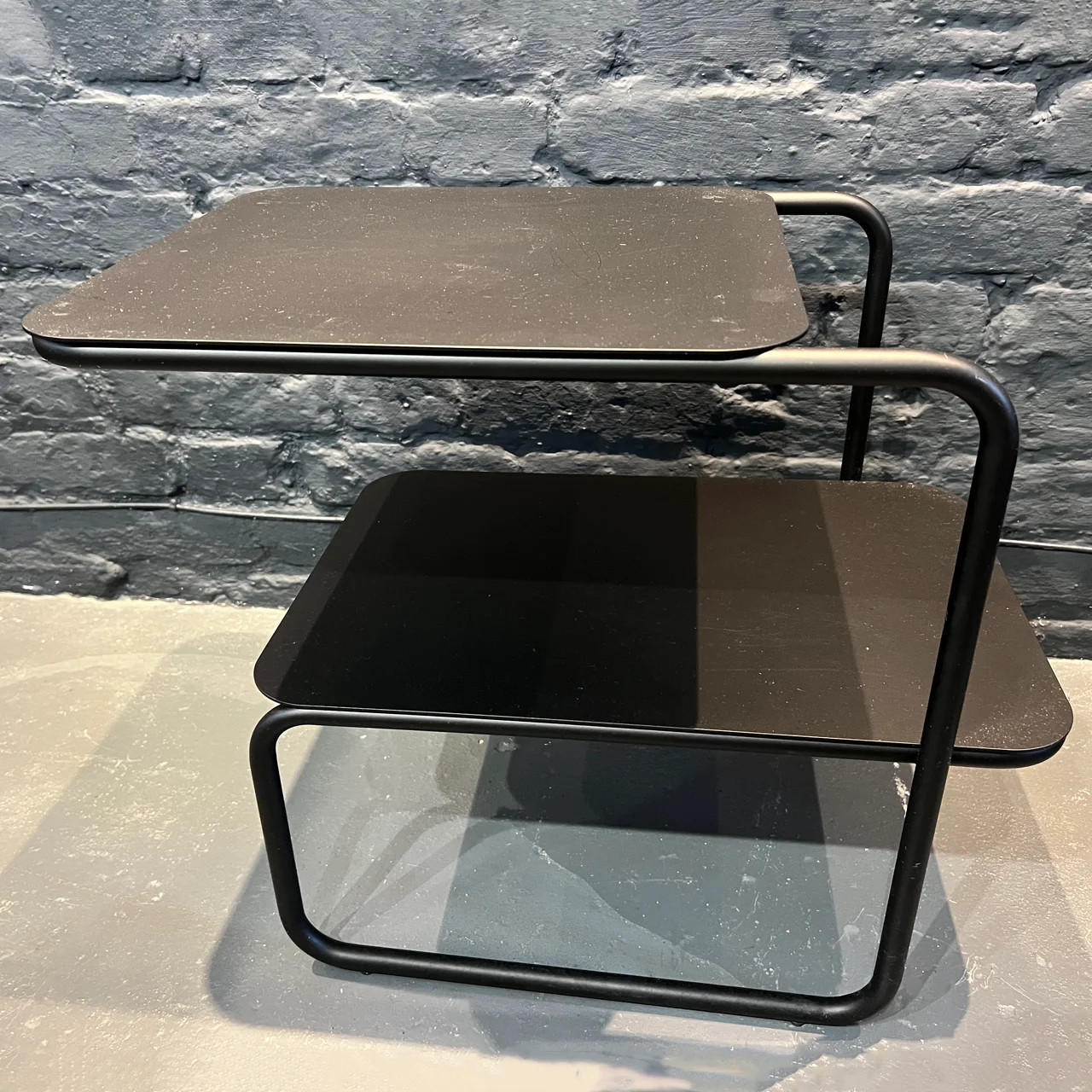 EX-DISPLAY - Level Side Table - Black - Garden & Terrace