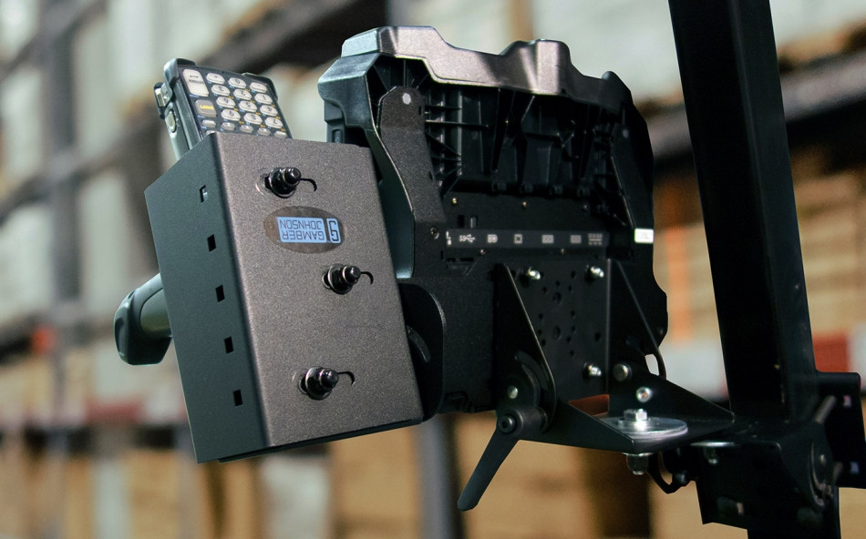 Tablet Mounted Pocket Scanner Holder | 7160-1389 - Zebra Barcode & Mobility