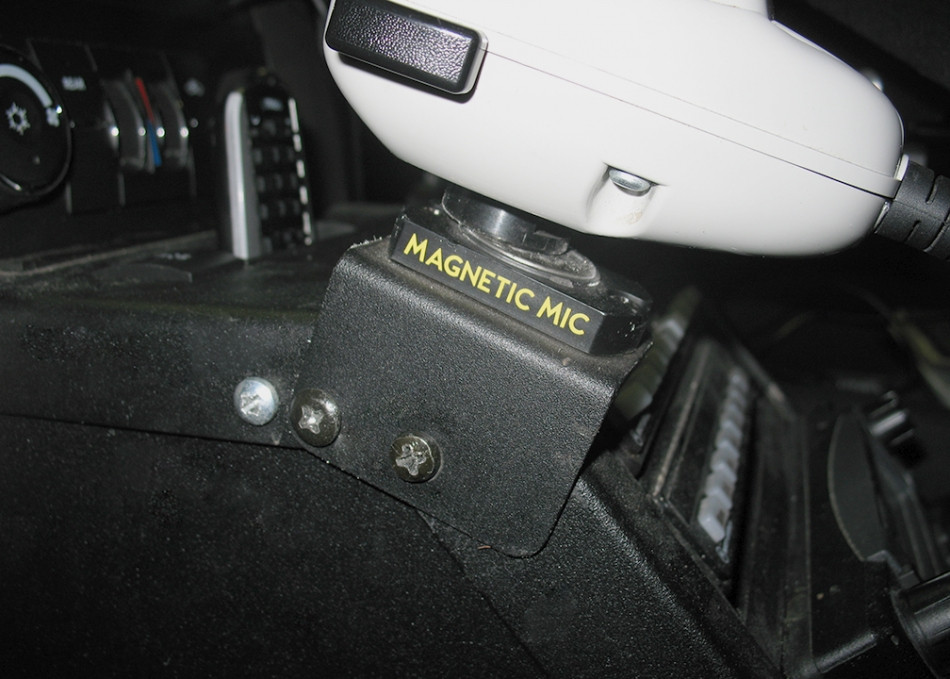 Magnetic Mic - Microphone Hang-Up Mount | 17040 - Zebra Barcode & Mobility