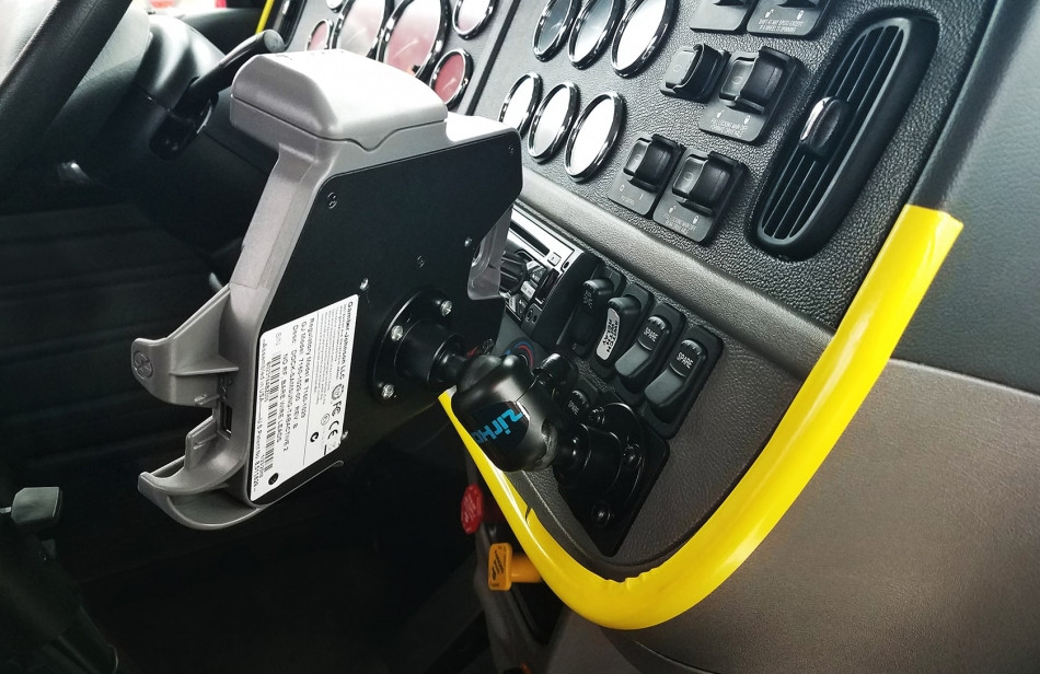 Peterbilt 389 Semi Truck mount no Drill | 7160-1302 - Zebra Barcode ...