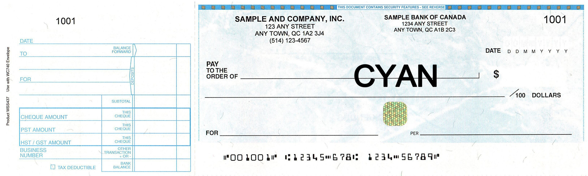 A One-Per-Page Manual Cheque Binder Saves Time and Energy