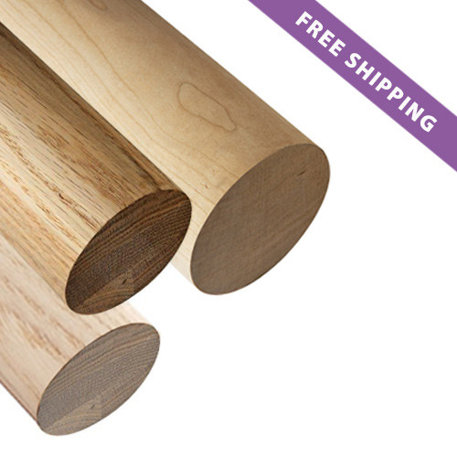 Wood Ballet Barre Samples. Ash, Oak, Maple See & test wood