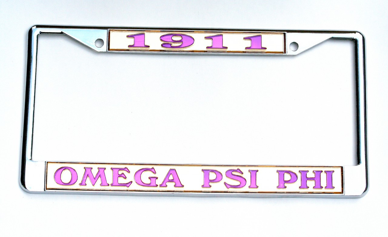 1911 OMEGA LICENSE PLATE