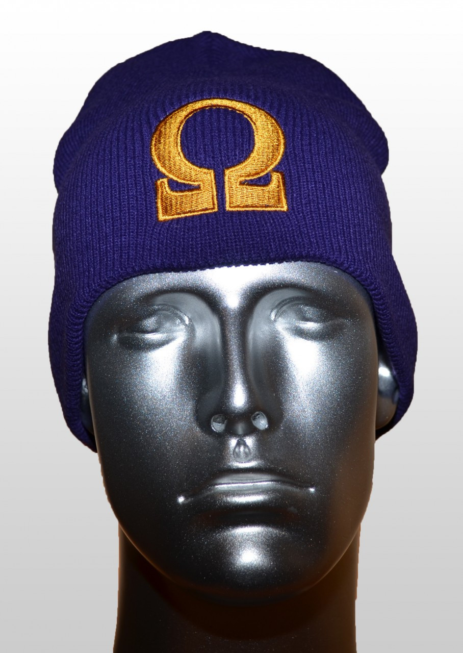 OMEGA PSI PHI WINTER HAT - Greek Kulture
