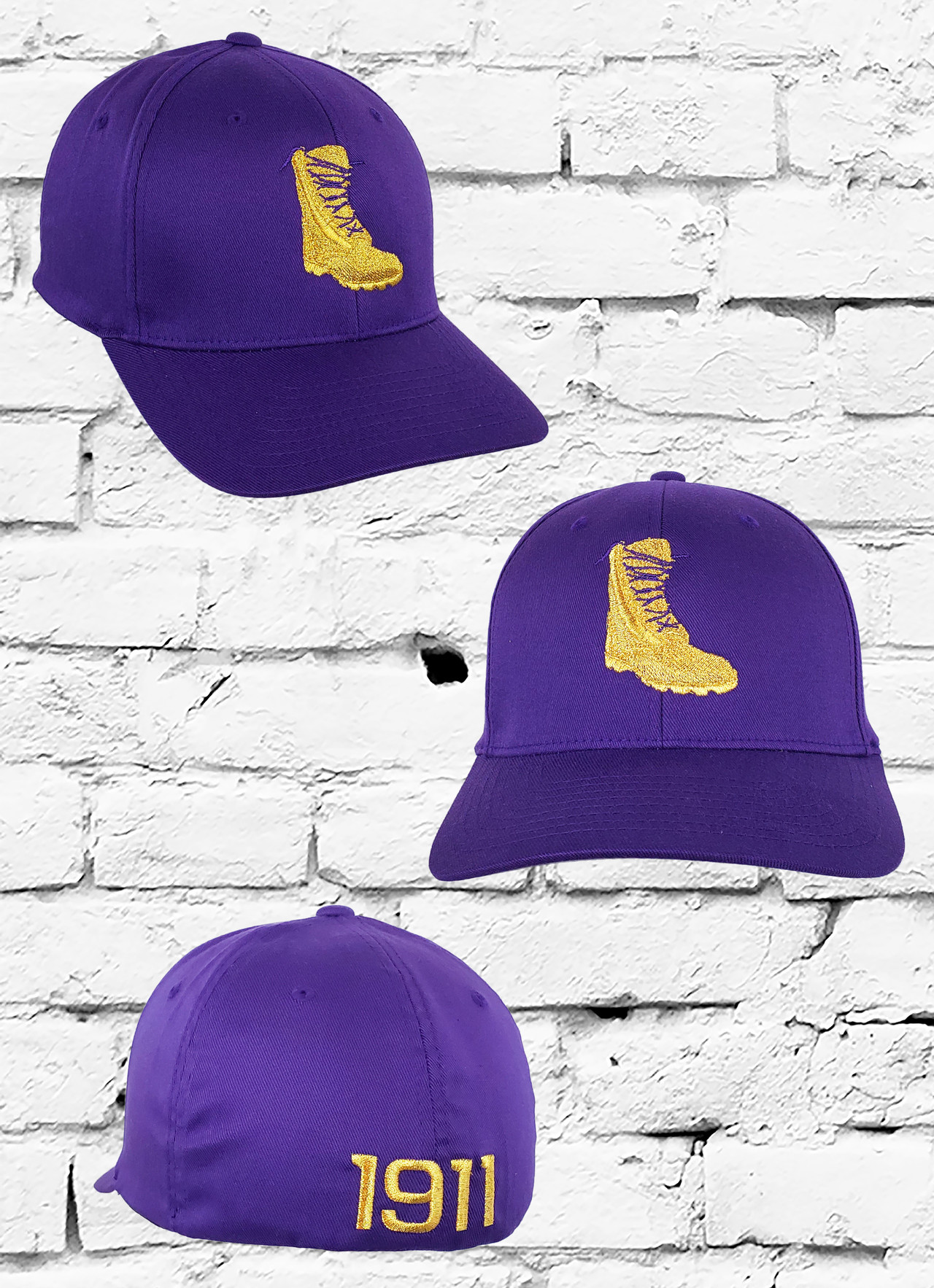 OMEGA PSI PHI (FIETTS) FITTED CAP - Greek Kulture