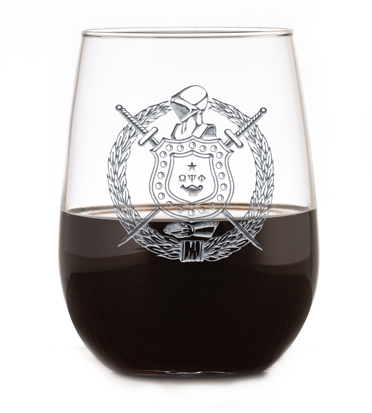 OMEGA PSI PHI WINE GLASS SET