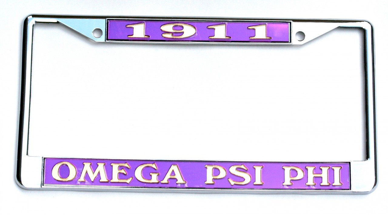 1911 OMEGA LICENSE PLATE