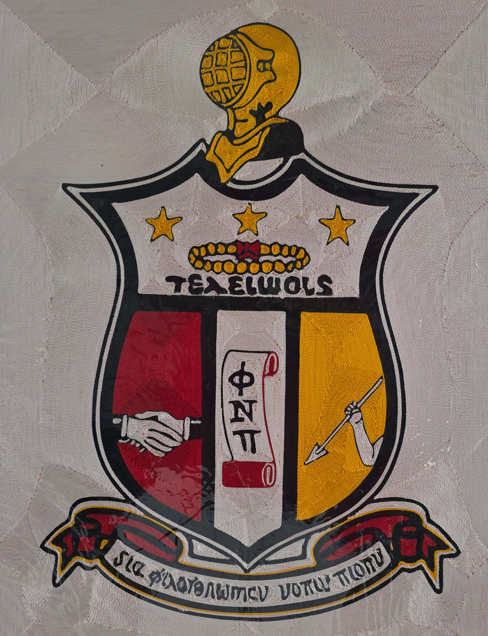 Kappa Alpha Psi African Silk Thread Art