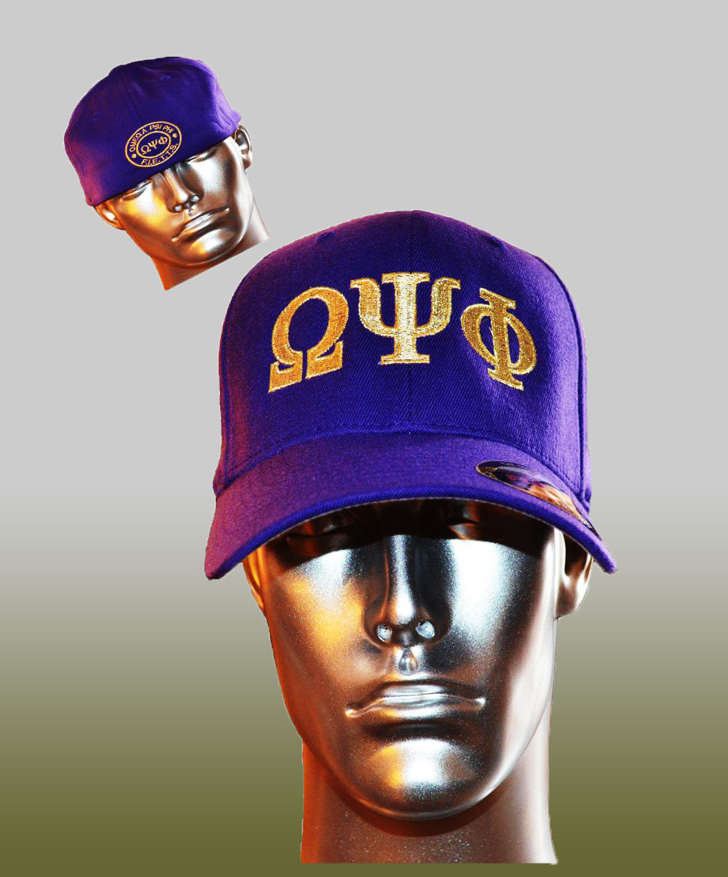 OMEGA PSI PHI (FIETTS) FITTED CAP - Greek Kulture