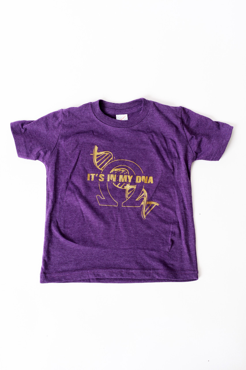 IT'S IN MY DNA OMEGA KIDS TEE