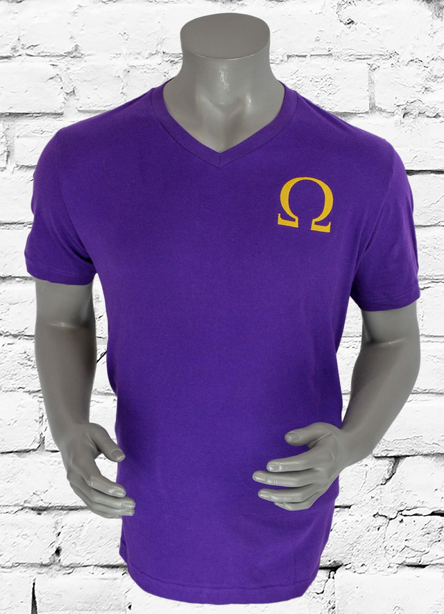 OMEGA SIGNATURE V-NECK TEE