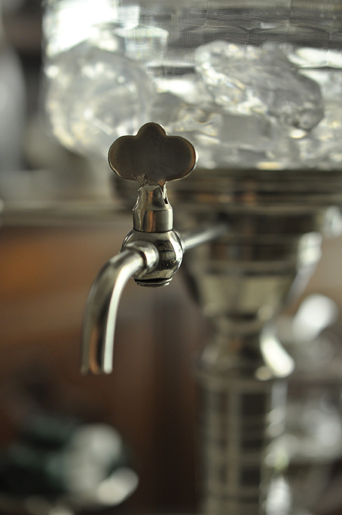 Traditional Absinthe Fountain with 4 Spouts, Complete Set - Maison Absinthe