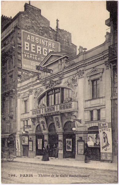 Paris - Absinthe Berger Postcard