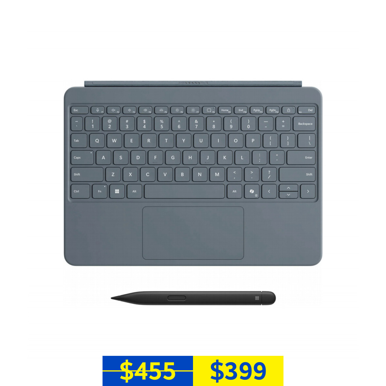 Microsoft Surface Pro 12-inch Keyboard 1st Edition (Ocean) with Slim ...