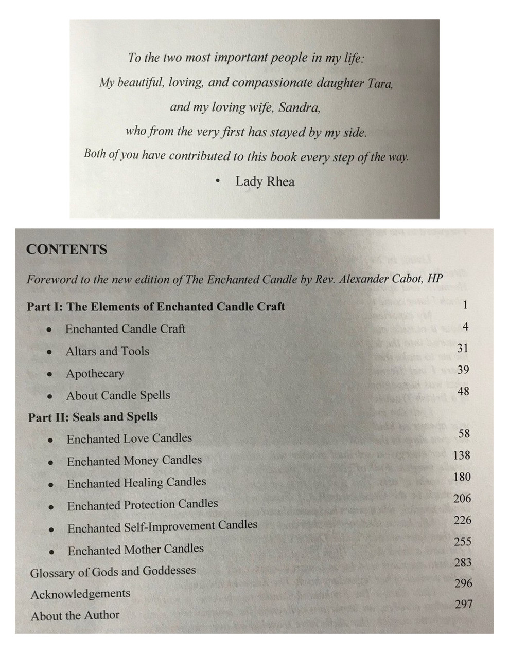 The Enchanted Candle Book by Lady Rhea Casting And Crafting Magickal ...