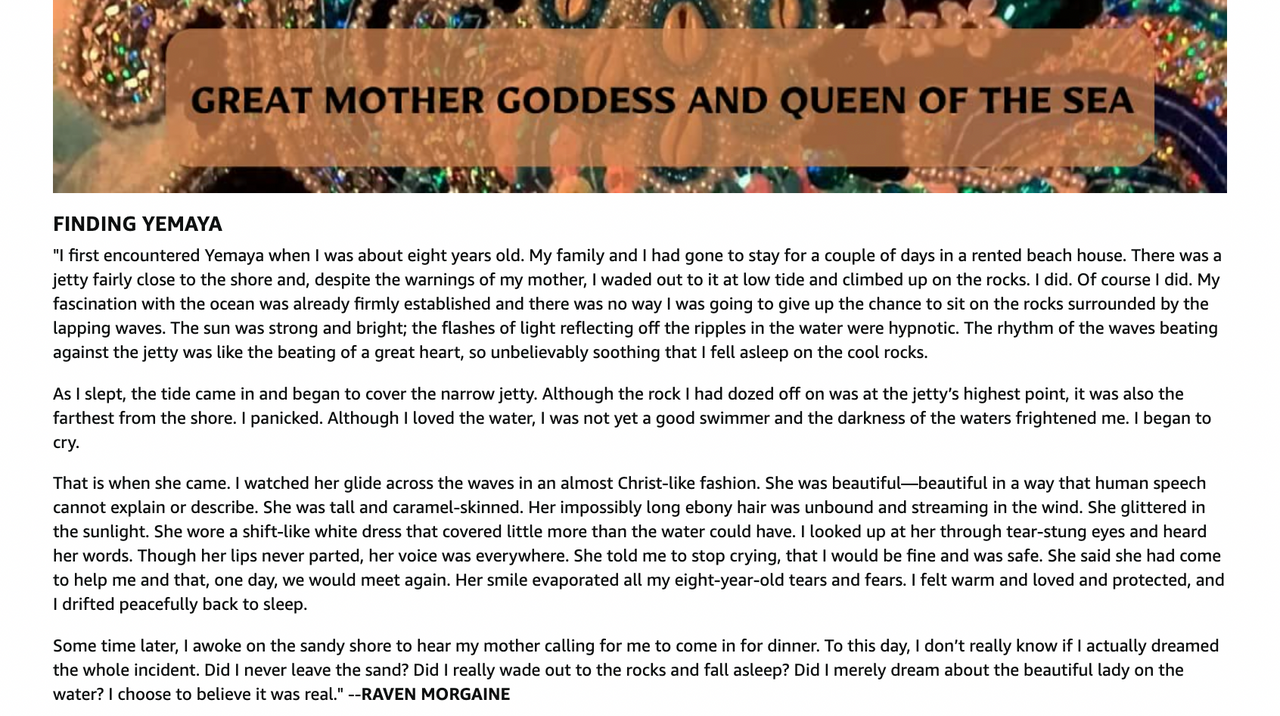 Yemaya : Orisha, Goddess, & Queen Of The Sea By Raven Morgaine ...