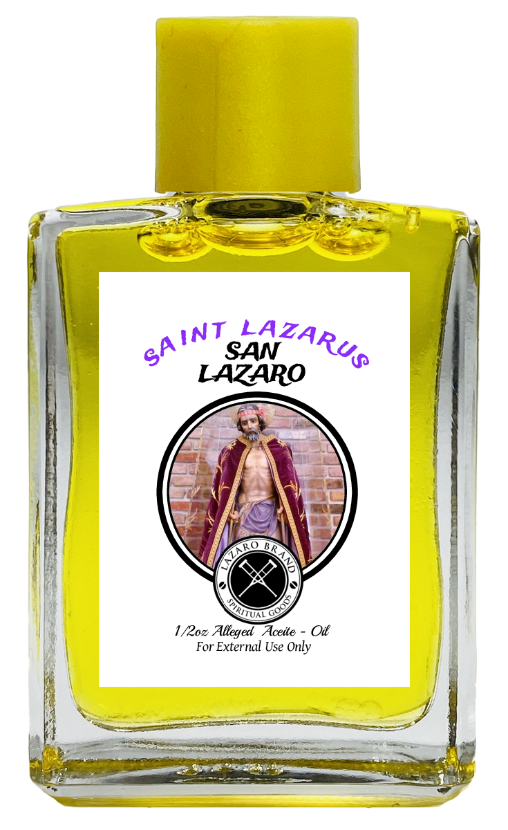 Saint Lazarus (San Lázaro) Spiritual Oil – Heal Illness, Comfort the ...