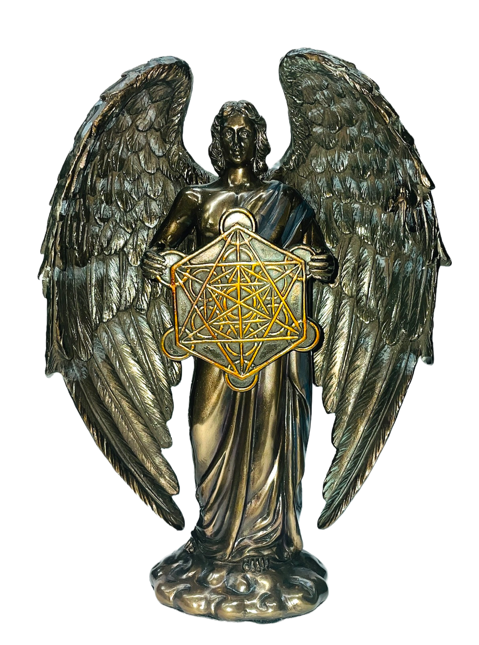 Archangel Megatron / 12” Resin Statue / Bronze Finish / Spiritual ...