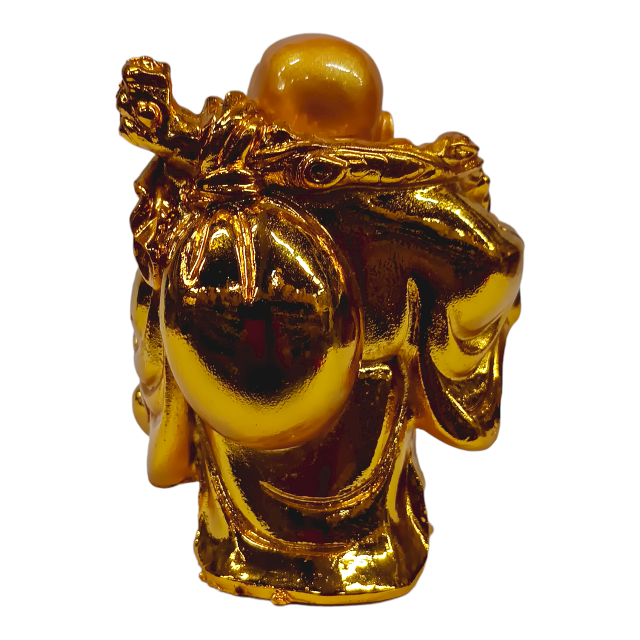 Lucky Golden Buddha Statue 4.5" VERSION 5 - Lazaro Brand Spiritual Store