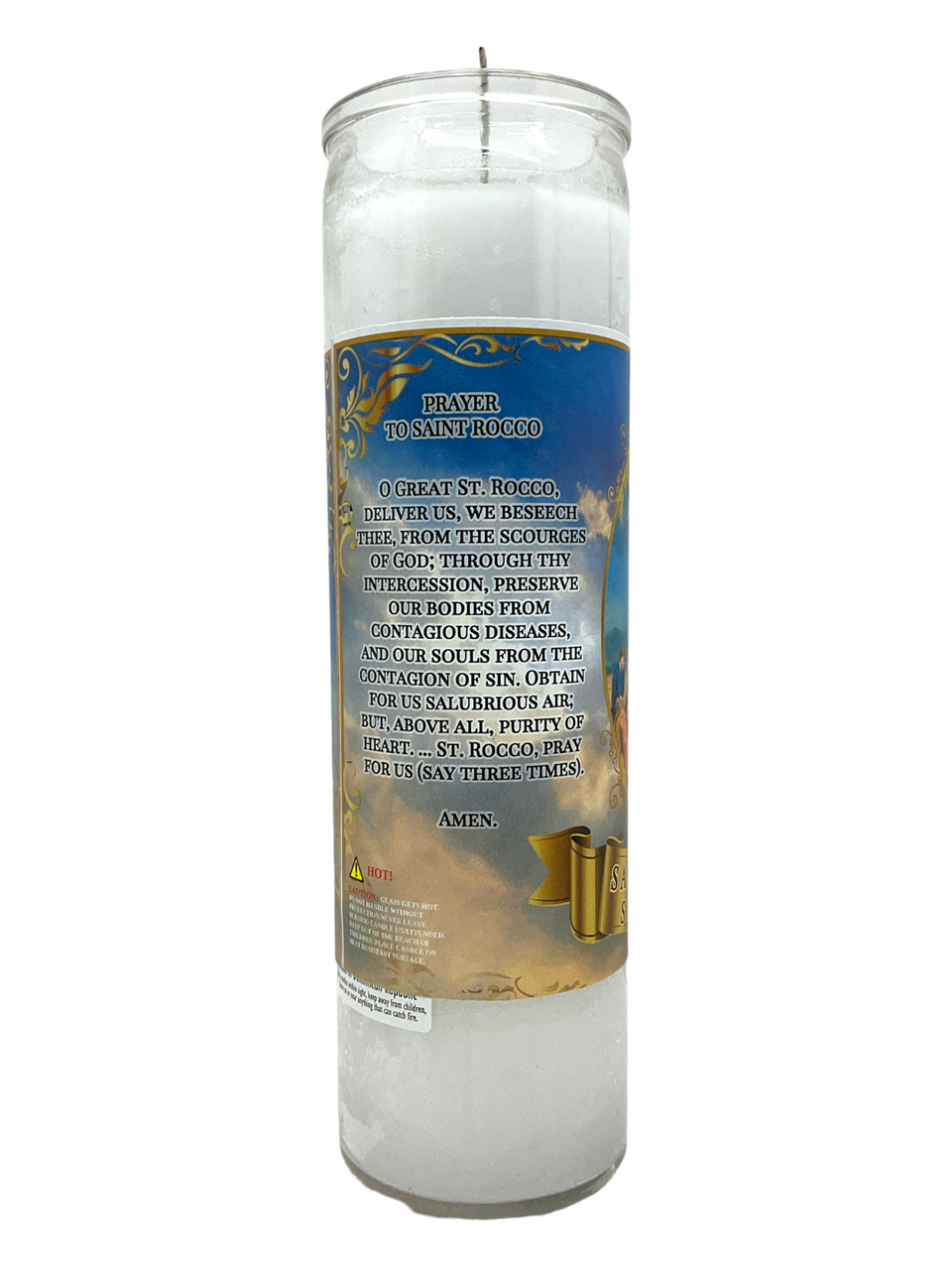 Saint Rocco (San Roque) 7 Day Prayer Candle – Protection, Healing ...