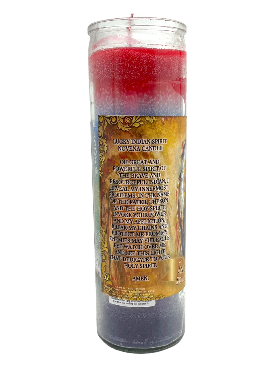 Lucky Indian Spirit (Indio Poderoso) 7 Day Prayer Candle – Good Luck in ...