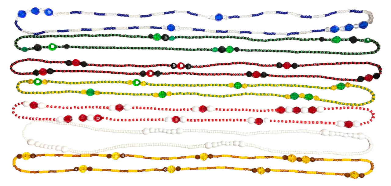 Orisha Obatala Fancy Eleke Bead 40" Spiritual Necklace To Fight For ...