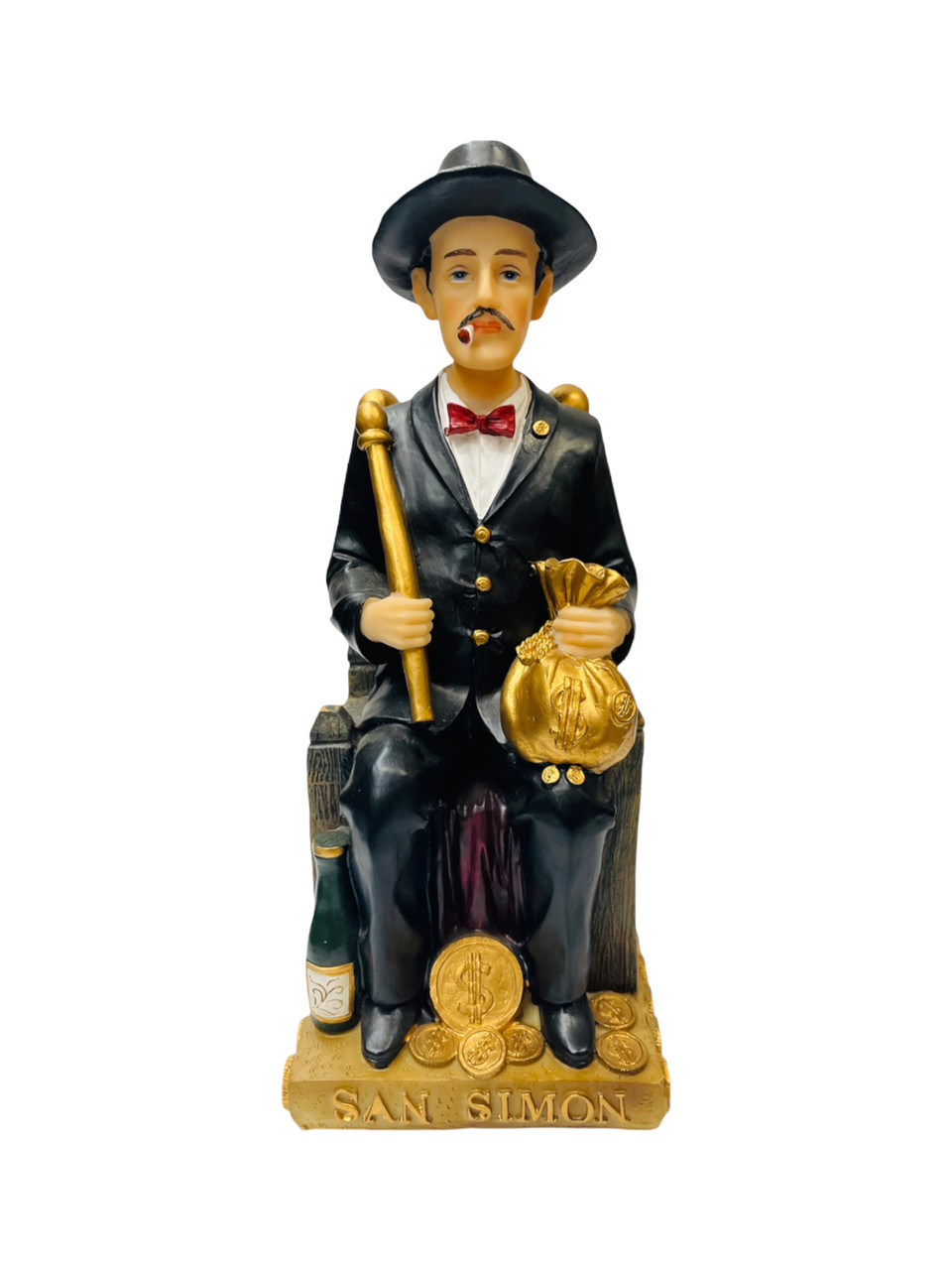 San Simon Statue: Guardian Of Paths (5”) - Botanica San Lazaro